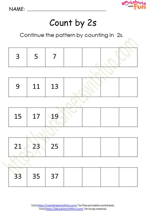 Free Skip Counting By 2s 5s And 10s Worksheet Made By Teachers