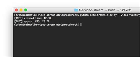 Faster Video File Fps With Cv2videocapture And Opencv Pyimagesearch