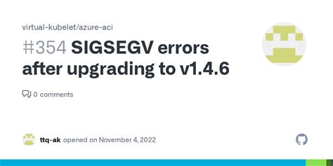 Sigsegv Errors After Upgrading To V146 · Issue 354 · Virtual Kubelet