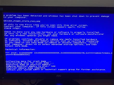Blue Screen Crash After Shutdownrestart Please Help Microsoft Community