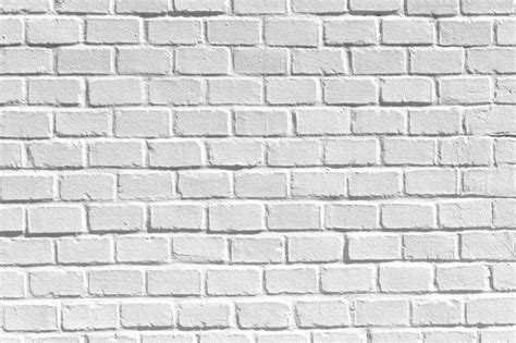 White Brick Wall Texture Background
