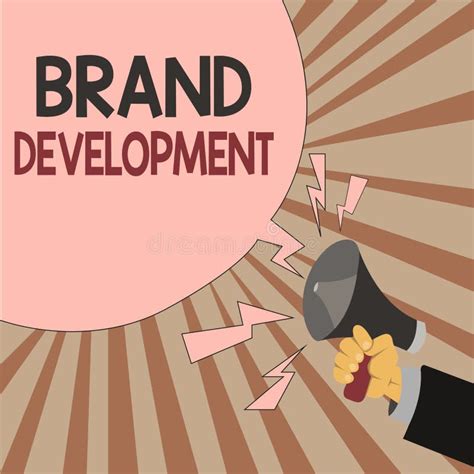 Word Writing Text Brand Development Business Concept For Defining The Product To Excel In The
