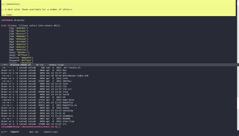 Dracula Theme Emacs Themes