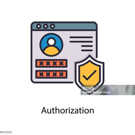 권한 부여 벡터 채우기 윤곽선 아이콘 디자인 그림입니다 흰색 배경 Eps 10 파일에 웹 및 모바일 응용 프로그램 기호 0명에 대한 스톡 벡터 아트 및 기타 이미지 Istock