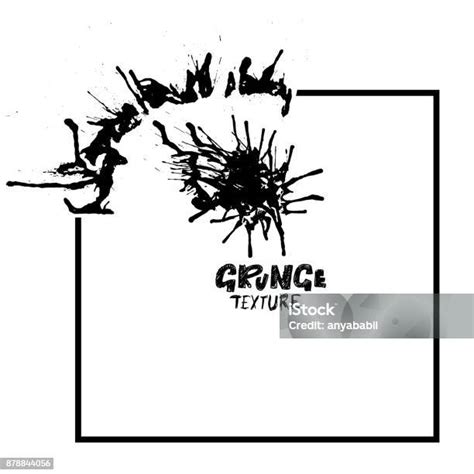 잉크 벡터 브러시 스트로크와 벡터 일러스트입니다 그런 지 손으로 그려진 수채화 질감 텍스트를 위한 공간입니다 0명에 대한 스톡