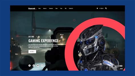 gaming website design gaming website template css html youtube