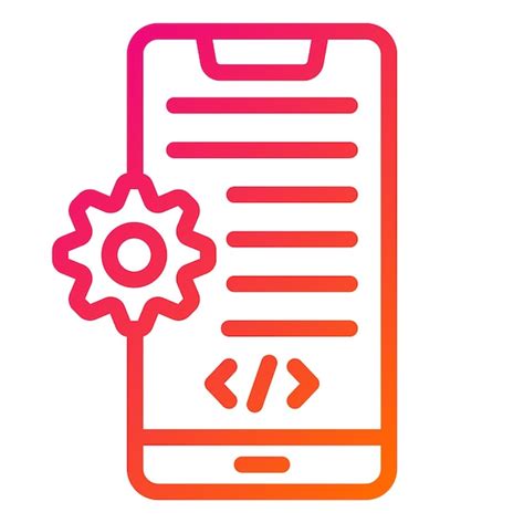 Premium Vector App Development Vector Icon Design Illustration