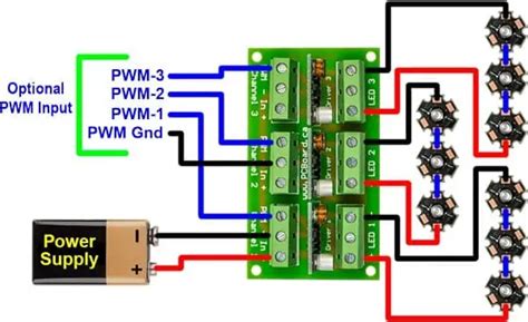 Inexpensive Pwm Led Driver Solution For 1 Or 3 Watt Leds