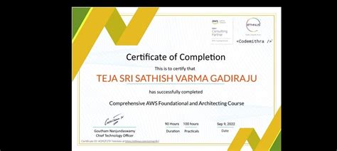 Teja Sri Sathish Varma Gadiraju On Linkedin Awscloud Awscertified Awsjobs Awscertification