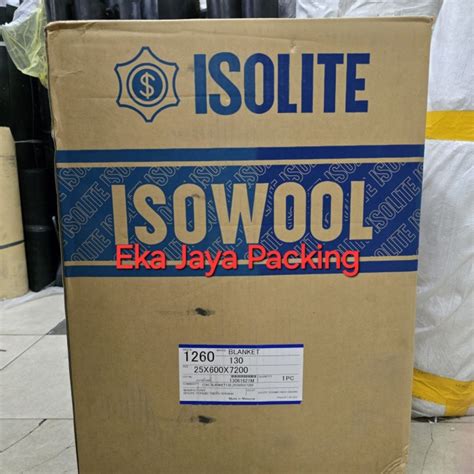 Jual Ceramic Fiber Blanket 1260°c Insulation Density 128 Merek