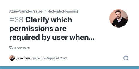 Clarify Which Permissions Are Required By User When Running Provisioning Scriptstutorials