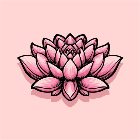 연꽃 일러스트 이미지 Freepik에서 무료 다운로드