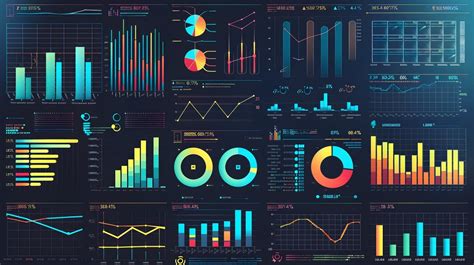 Premium Photo Comprehensive Data Analytics Visuals Bar Graphs Pie Charts And Line Graphs For