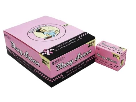 Blazy Susan High Roller Kit Pink Smokers Choice Uk