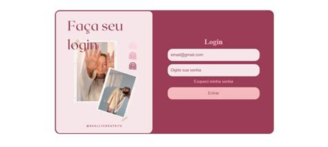 Uma Página De Login Usando Html Css E Javascript Ana Carolina C