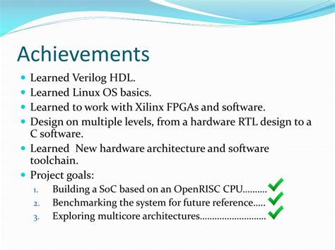 Ppt Implementing Multicore System Using Openrisc Powerpoint
