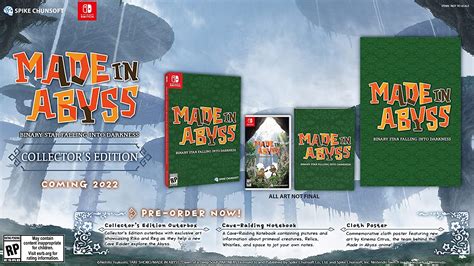 Made In Abyss Binary Star Falling Into Darkness Collectors Edition Revealed