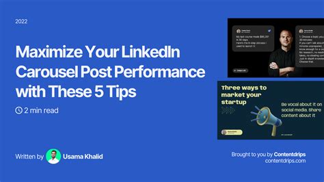 Maximize Your LinkedIn Carousel Post Performance With These Tips Contentdrips