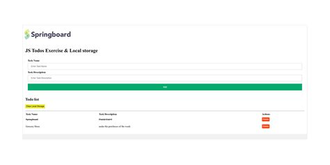 github doumbiasoft springboard js todos list local storage exercise