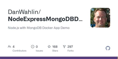 Github Danwahlin Nodeexpressmongodbdockerapp Node Js With Mongodb