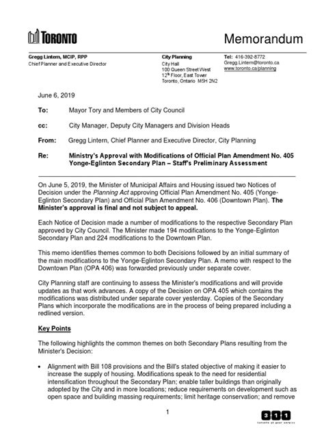 Chief Planners Memo Of Midtown Plan Pdf Zoning Infrastructure