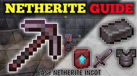 How To Get Netherite In Minecraft 🚀 Fastest Way To Get Netherite Ingot In Bedrock Edition 1 21