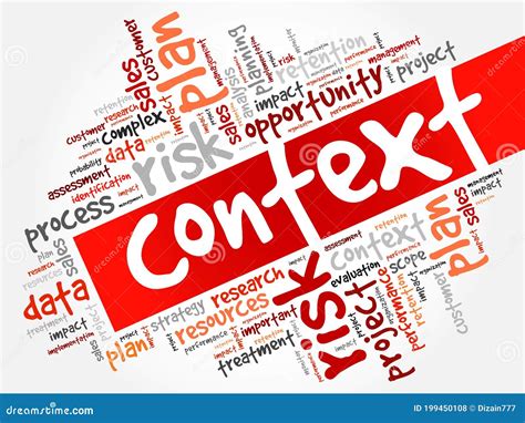 Context Word Cloud Stock Illustration Illustration Of Background
