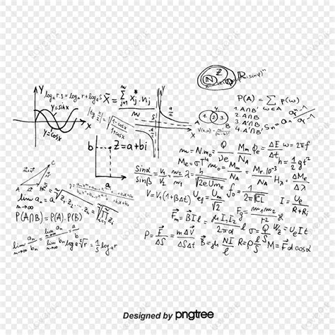 Floating Intensive Math Notes Mathematical Formulas Mathematical Formula Education Png White