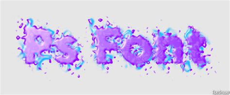 Ps Font Text Effect And Logo Design Font