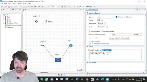 Generate New Order Agent In Anylogic Youtube