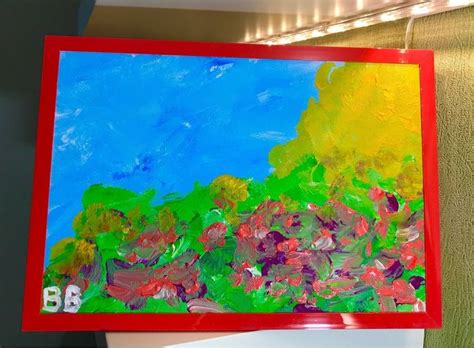 Картина Поле с люпинами под ярким солнцем в интернет магазине на Ярмарке Мастеров Картины