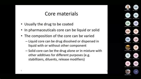 Technology Microencapsulation Lecture 1 Youtube