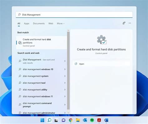 How To Open Disk Management Windows 11