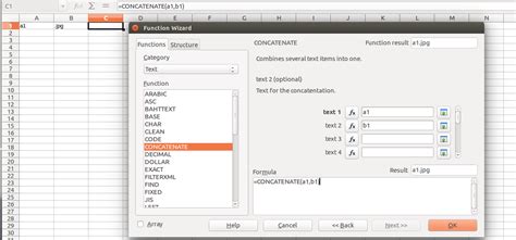 Libreofficeopenoffice Calc Append String To Cells Stack Overflow