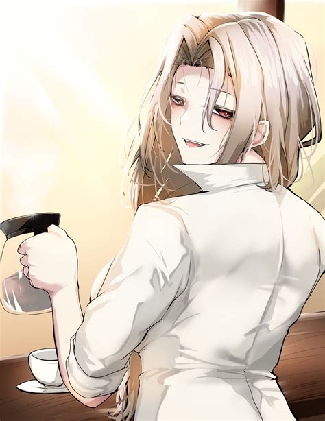 Tgxx3300 Carmilla Fate Fate Grand Order Fate Series Highres 1girl Blonde Hair Coffee