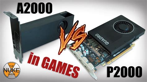 Nvidia Quadro P2000 Vs A2000 In Games Youtube