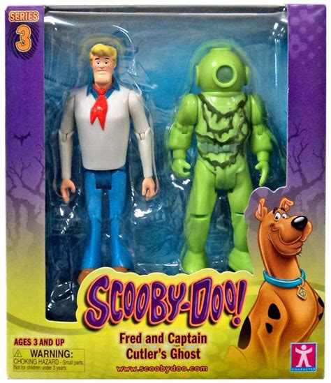 Scooby Doo Series 3 Fred Captain Cutlers Ghost Action Figure 2 Pack