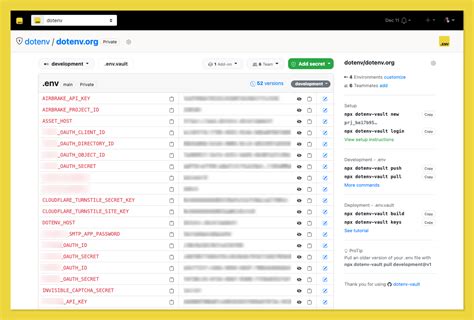 Dotenv Vault Npm