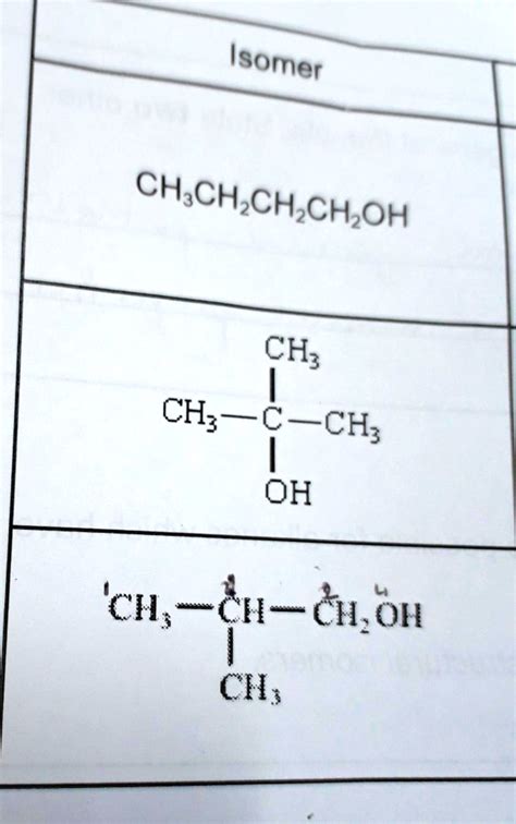 Solved A Level Chem Naming Isomers Isomer Ch Ch Ch Ch Oh Ch Ch Ch Oh Ch Ch Ch Oh 2 Ch