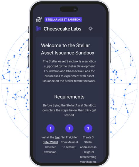 stellar asset sandbox cheesecake labs