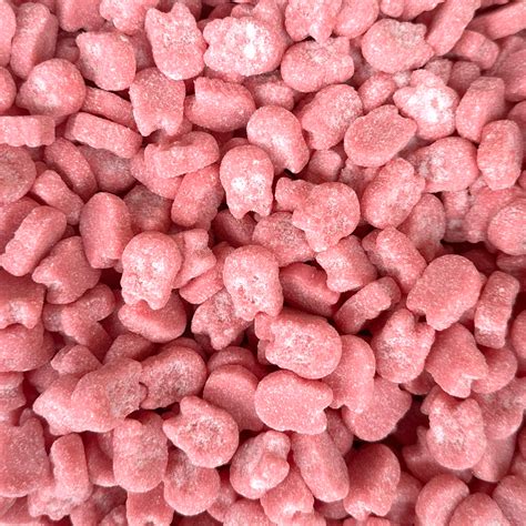 Bubs Sour Raspberry Micro Foam Skulls Poppin Candy