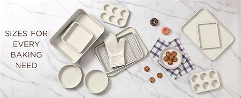 Country Kitchen Nonstick Stackable Bakeware Set Deluxe Heavy Duty Durable Easy