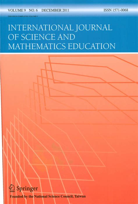 International Journal of Science and Mathematics Education 科學與數學教育研究