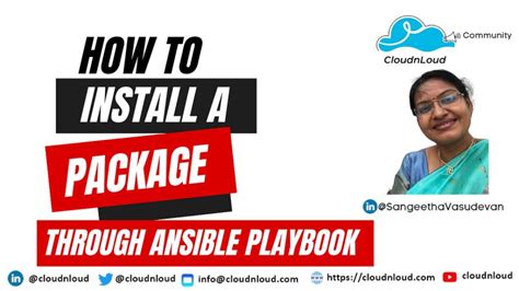 Sangeetha Vasudevan On Linkedin How To Install A Package Using Ansible 16 Comments