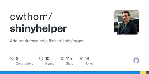 Github Cwthom Shinyhelper Add Markdown Help Files To Shiny Apps
