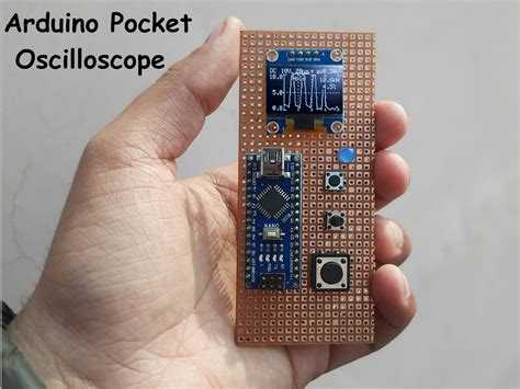 Arduino Nano 20khz Pocket Sized Digital Oscilloscope
