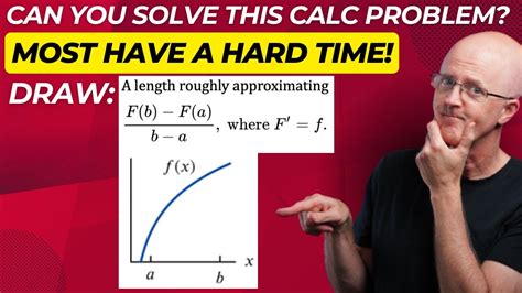 calc 1 lec 36a problem solving with definite integrals including average value of a function