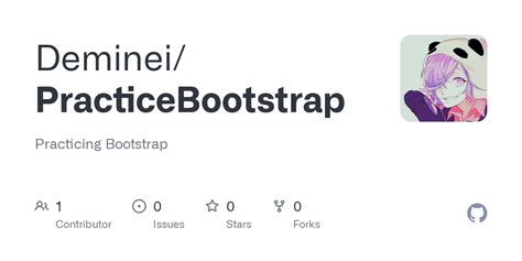 Github Deminei Practicebootstrap Practicing Bootstrap