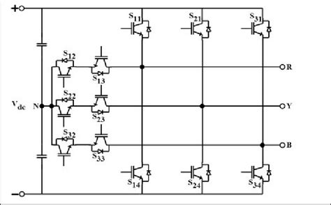 Three Phase Three Level T Type Npc Inverter Topology Download Scientific Diagram
