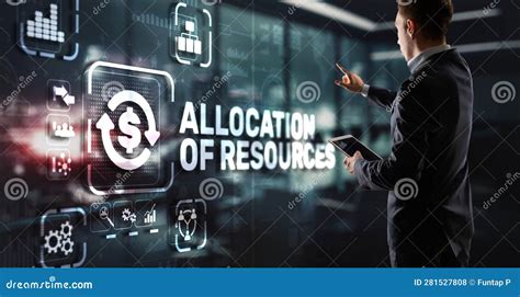 Allocation Of Resources Marketing Planning Strategy Concept Stock Illustration Illustration
